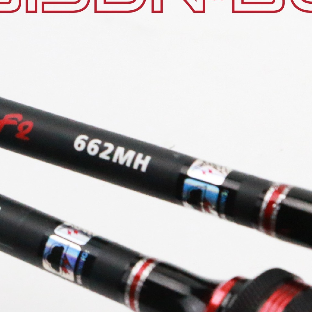 คันเบ็ด คันตีเหยื่อปลอม BISON BULL F2 ( ไบซันบลู ) เบท-สปิน 6.6ft7ft 1 ...