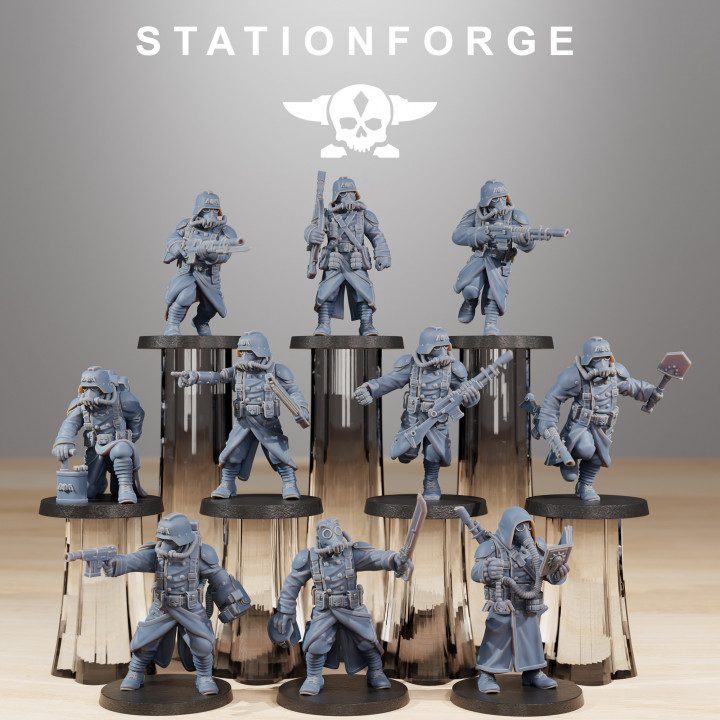 Grimdark scifi miniatures GrimGuard Acolytes - High quality and ...