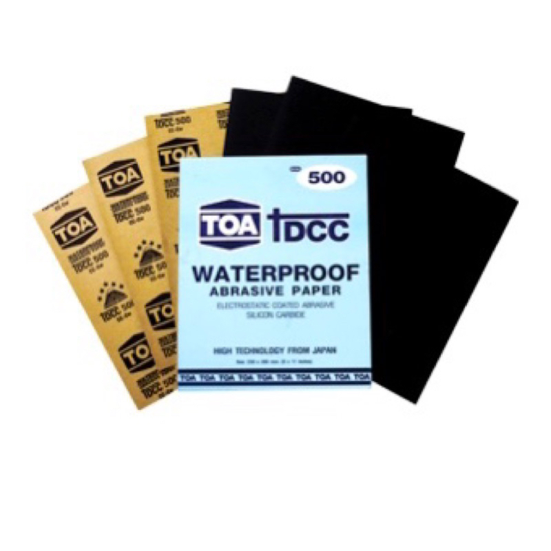 (ราคาต่อ 1 แผ่น) กระดาษทรายน้ำ กระดาษทราย TOA รุ่น DDC | Shopee Thailand