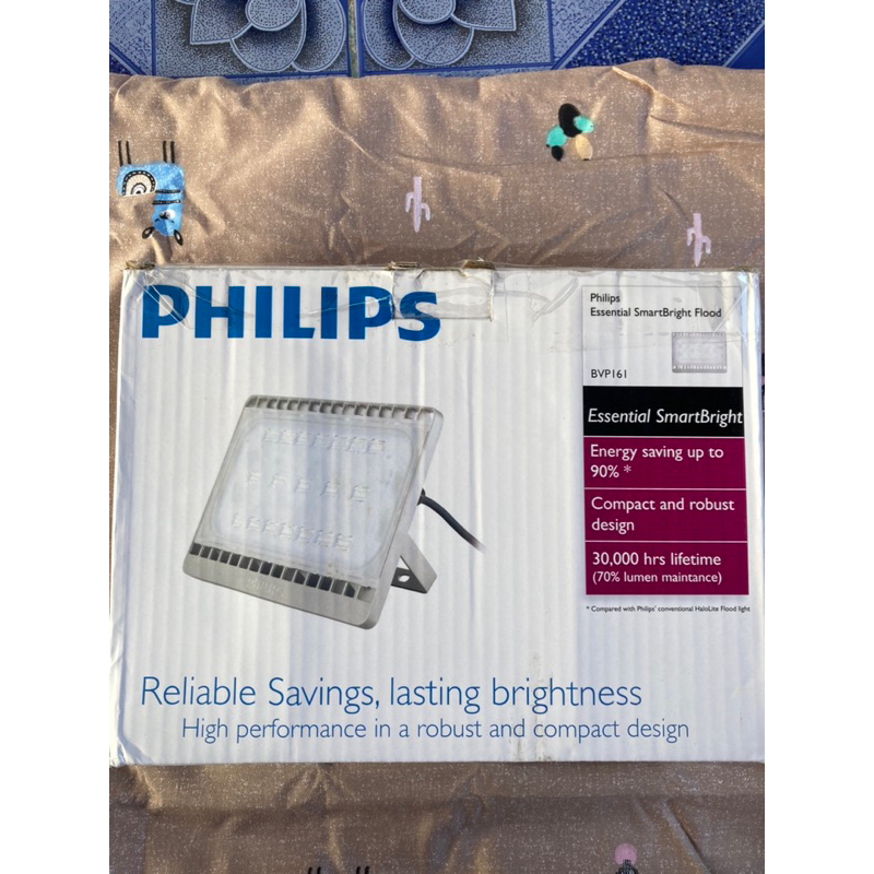Philips Led Essential Smartbright Floodlight BVP161-50W | Shopee Thailand