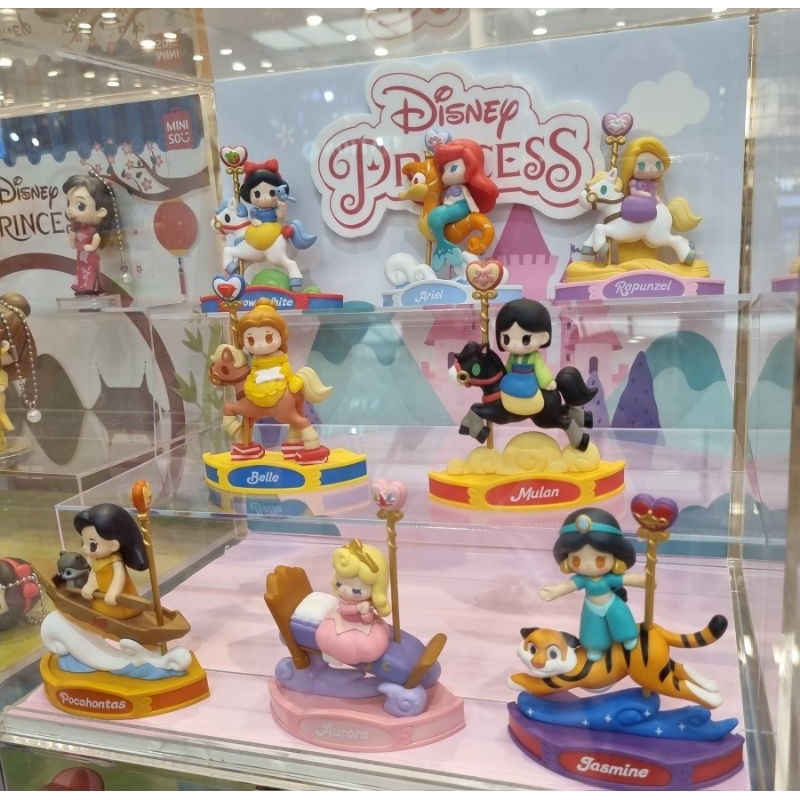 Miniso DISNEY PRINCESS Carousels โมเดลเจ้าหญิงดิสนีย์ โมเดลมินิโซ ...