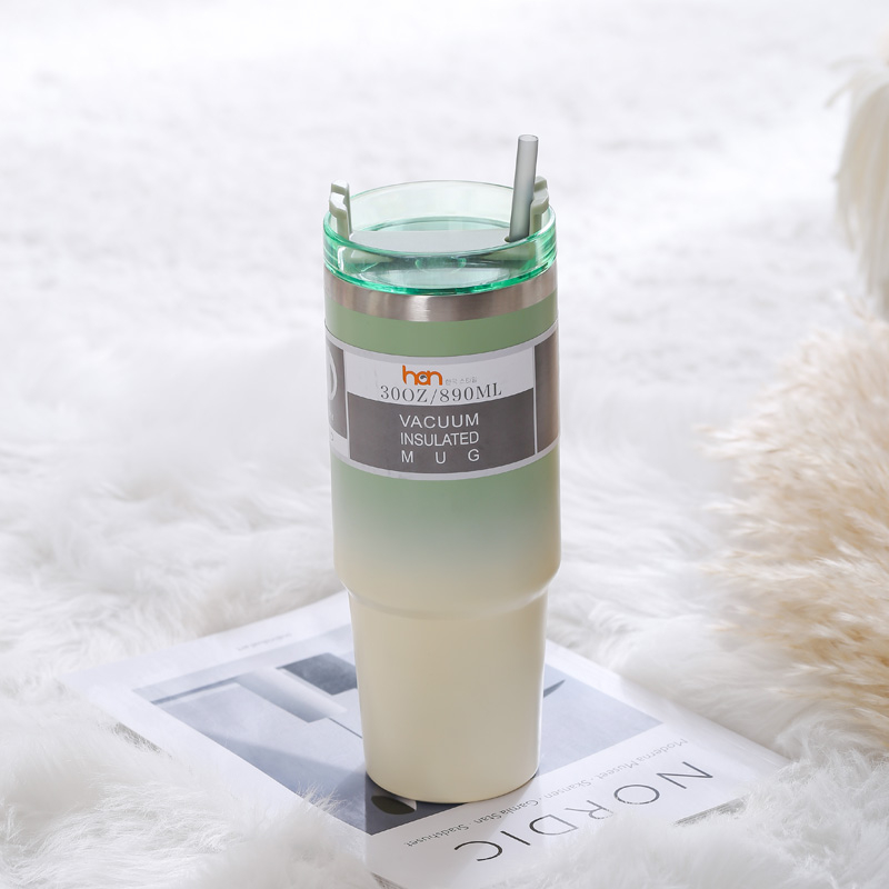 HAN แก้วเก็บความเย็น 30oz 890ml สแตนเลสแท้ รับประกันไอน้ำไม่เกาะแก้ว ขนาด 30ออนซ์ พร้อมส่งจากไทย ...