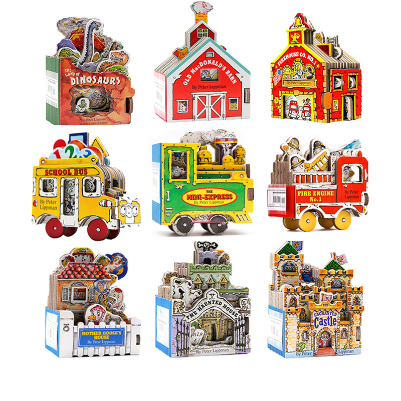 [หนังสือ เด็ก] School Bus, Truck, Train, Dinosaur, Fire Engine, Noah ...