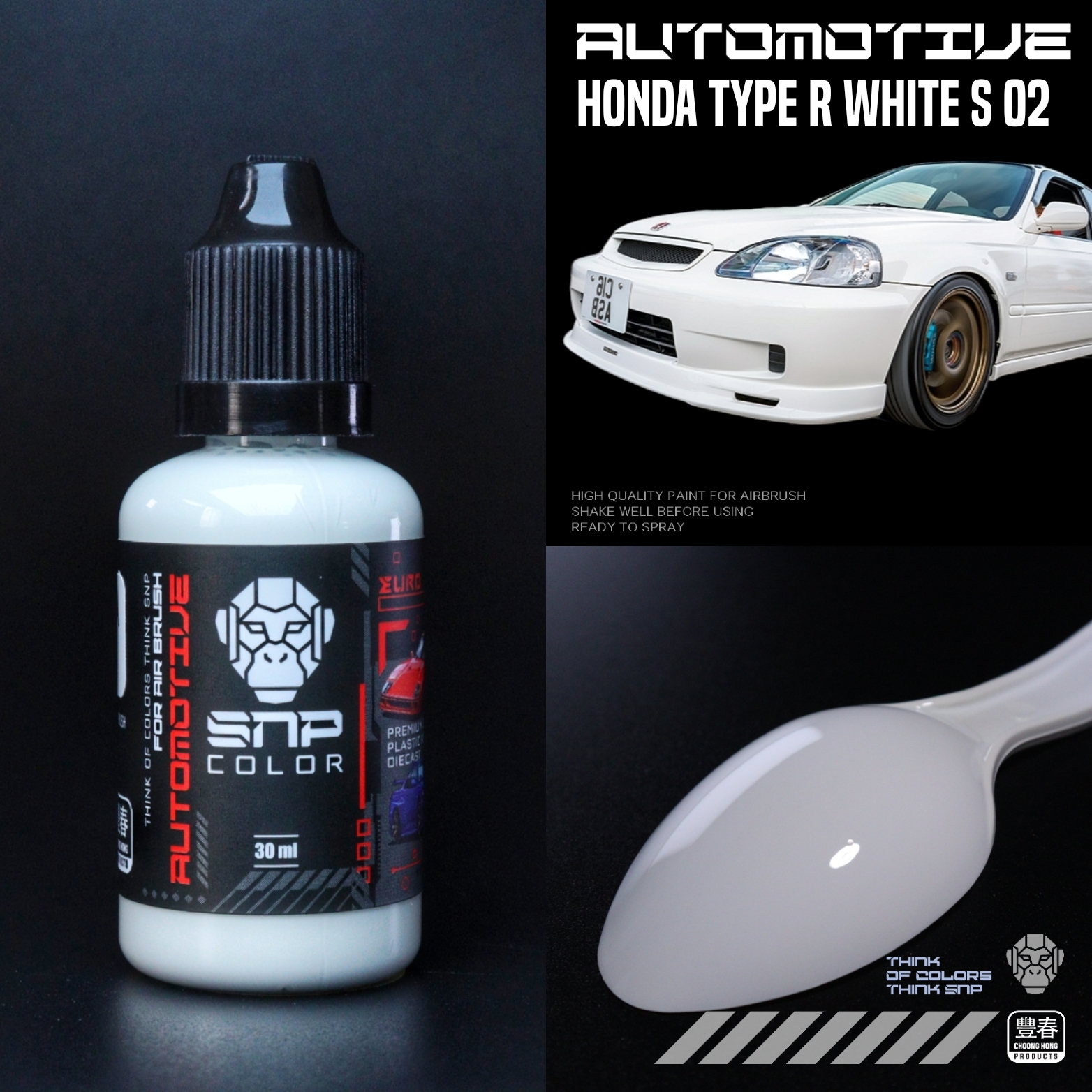SNP Color ( เฉดสีสำหรับรถ JDM ) เหมาะกับแอร์บรัช | Shopee Thailand