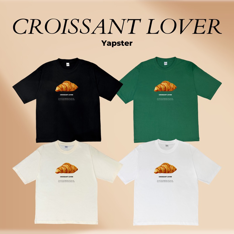 เสื้อยืด รุ่น CROISSANT LOVER | Shopee Thailand