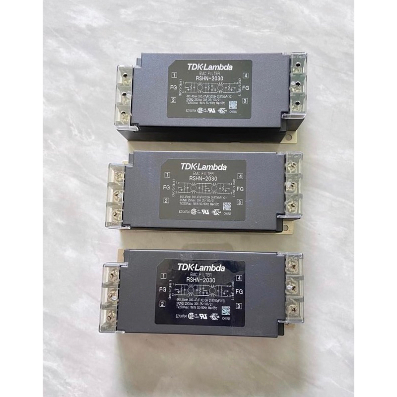 NOISE FILTER RSHN-2030 TDK-Lambda 250V~ 30A ของใหม่เก่าเก็บของแท้ ของมีไม่เยอะพร้อมส่งในไทย น้อย ...