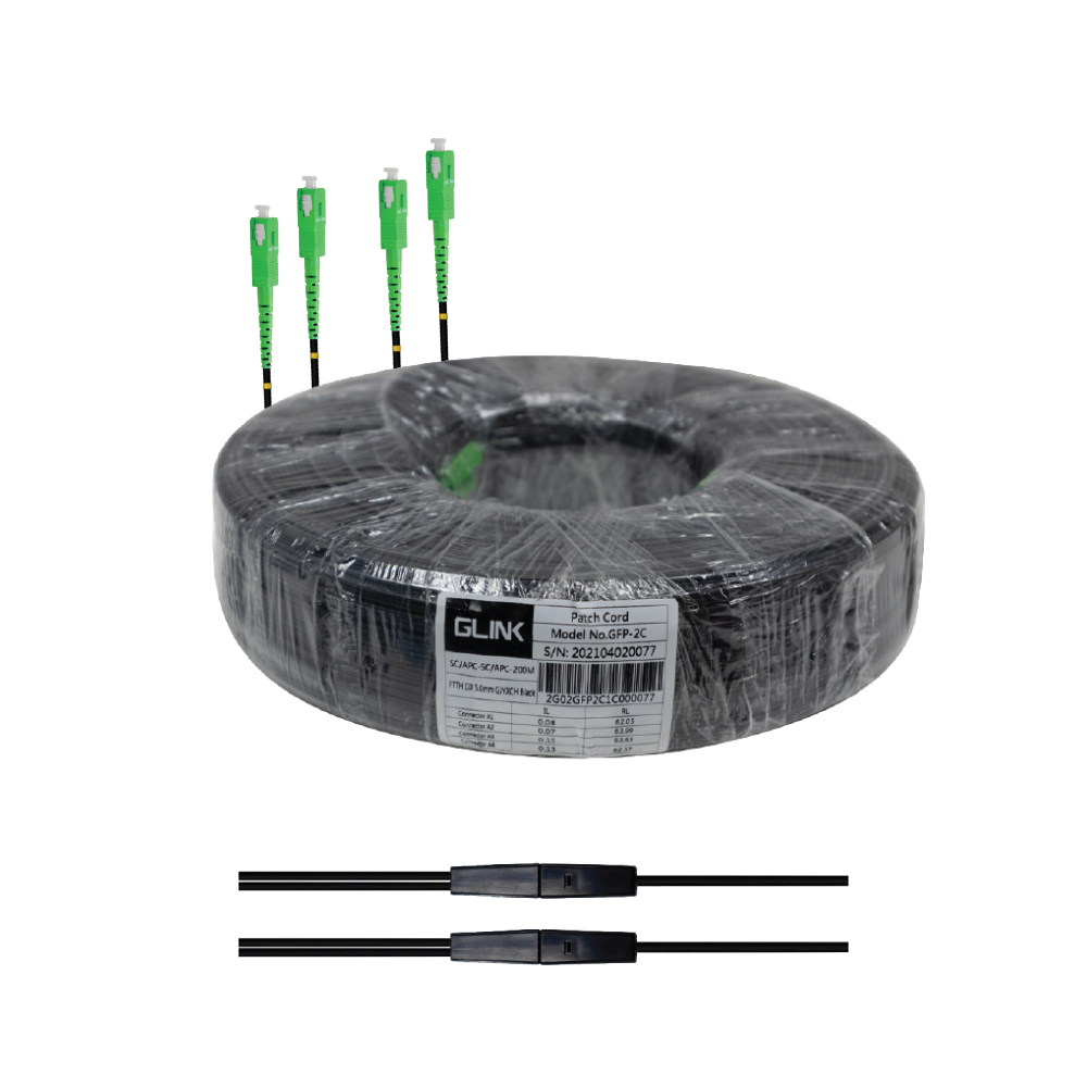 AKIRA TECH GLINK สาย Fiber PATCH CORD 2 CORE (SC-SC) 100 เมตร รุ่น GFP ...