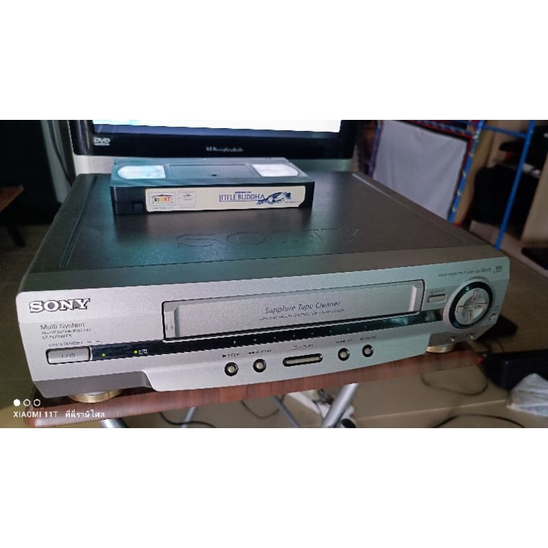 เครื่องเล่นวีดีโอเทป VDO/VHS SONY VIDEO CASSETTE PLAYER SLV-GA35 สินค้ามือ2 Secondhand VHS ...