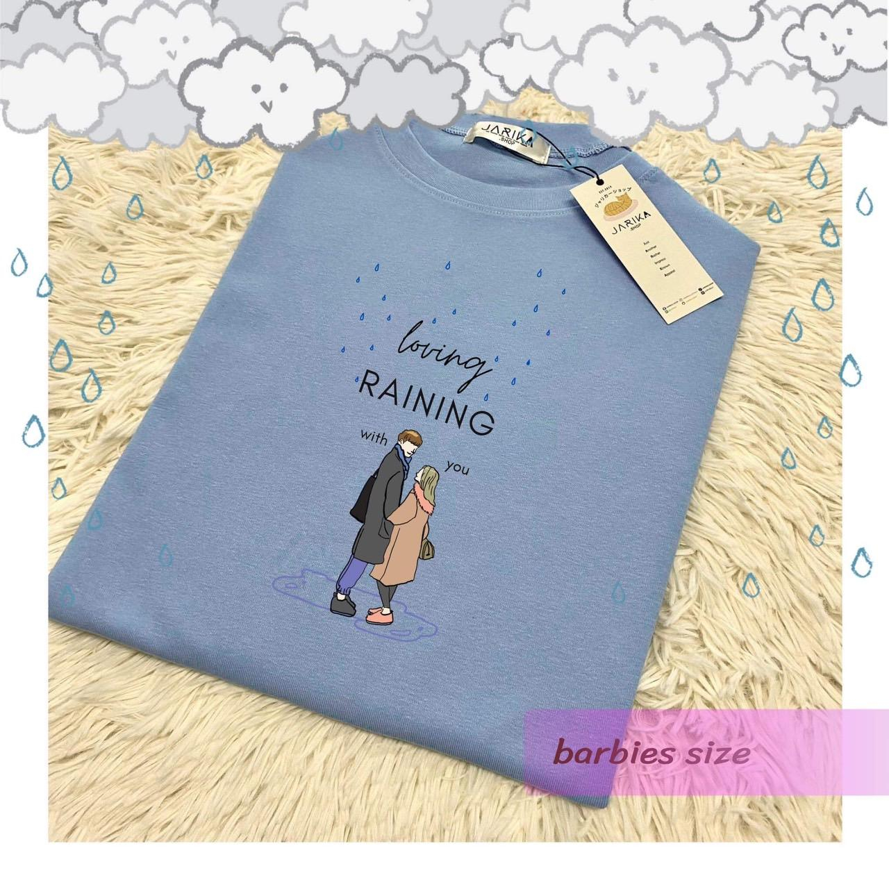 Jarikashop - เสื้อยืดลาย loving Raining ( งานป้าย.. Jarika ) ( จ157 ...