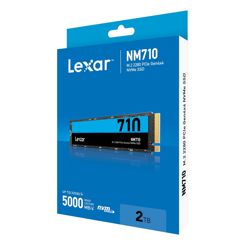 LEXAR NM710 2TB M.2 2280 PCIe Gen 4x4 NVMe Internal SSD | Shopee Thailand