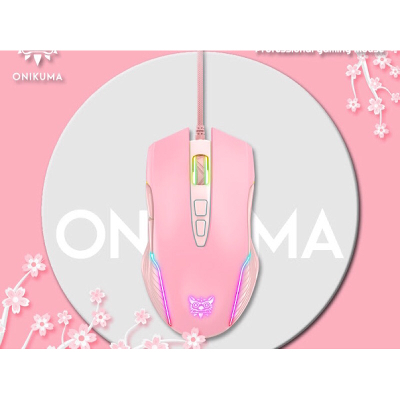 ONIKUMA SAKURA RGB Gaming Mouse เมาส์เกมมิ่ง ที่ออกแบบมาให้เฉพาะ ...