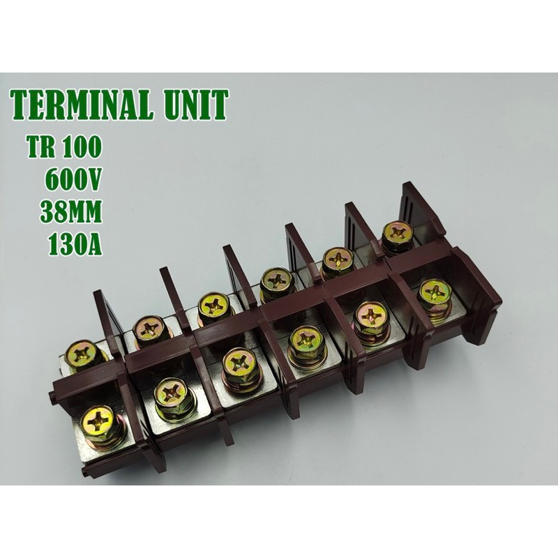 (ราคายกกล่อง 12ชิ้น) TR 100 TERMINAL UNIT เทอร์มินอลต่อสายขนาด 38mm² ...