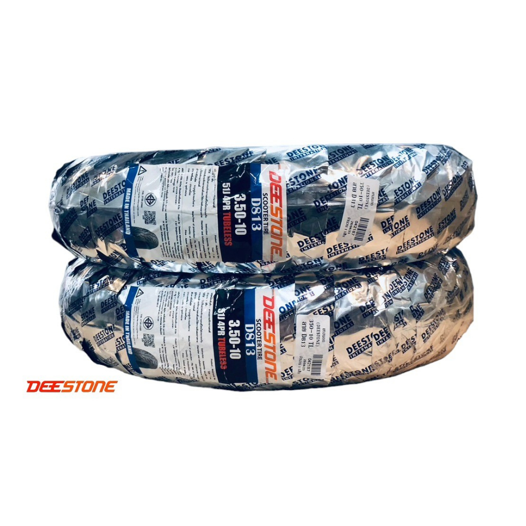 ยางนอก(DEESTONE) 300/350-10 TL ลาย D813 | Shopee Thailand