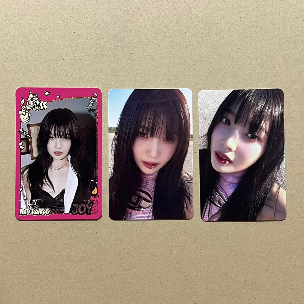 การ์ด Red Velvet Birthday Trading Card Set ไอรีน ซึลกิ เวนดี้ จอย เยริ ...