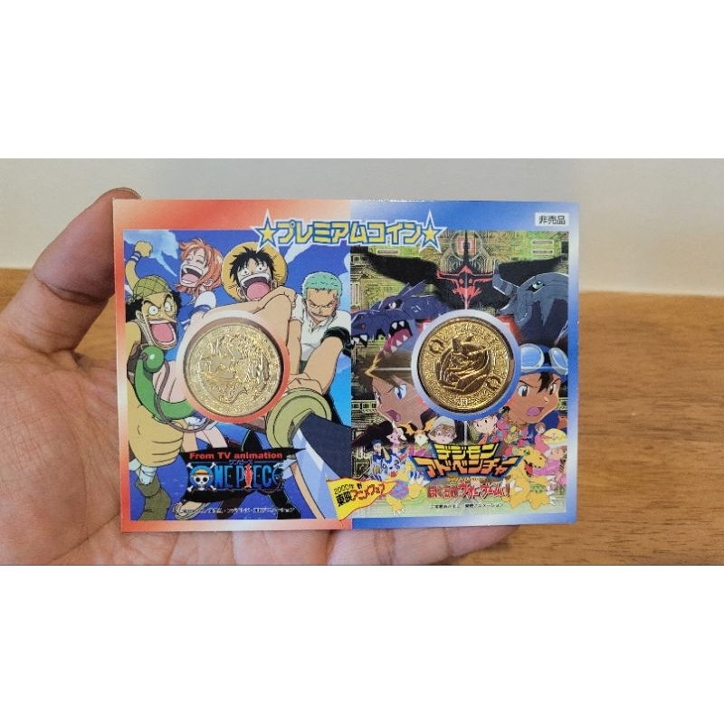 ONE PIECE & Digimon Adventure Limited Premium Coin งานแท้หายาก | Shopee ...