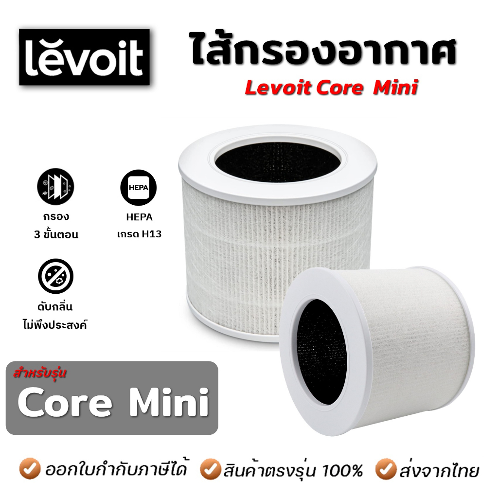 ไส้กรองเครื่องฟอกอากาศ Levoit core Mini LAP-C161-WUS ฟิลเตอร์กรอง Air Purifier Filter | Shopee ...