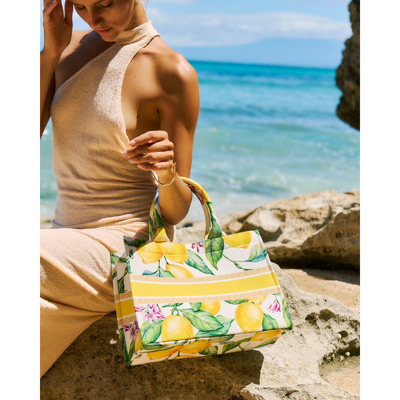 Lady Lemon (Size S) กระเป๋าผ้าปักชื่อ | Shopee Thailand