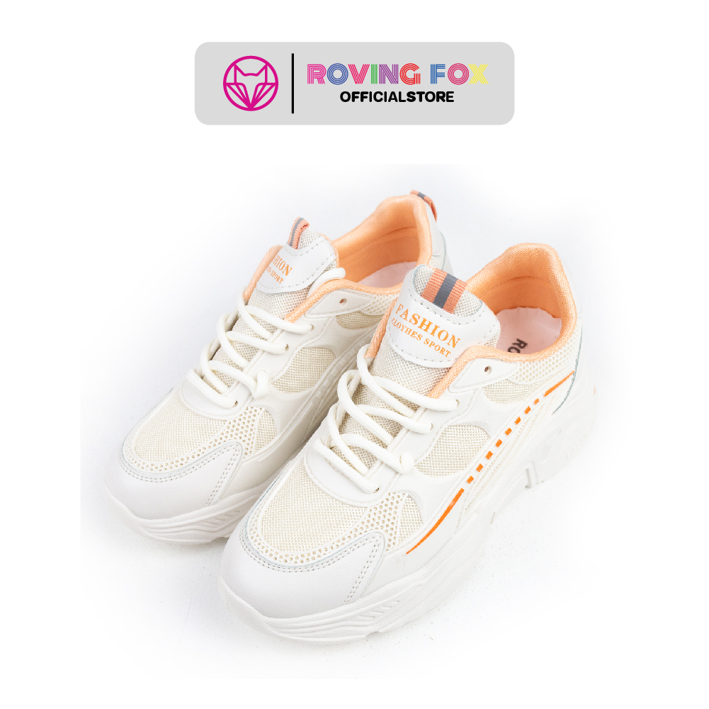 [ Rovingfox sneaker ] รองเท้าผ้าใบผู้หญิง รุ่น RF1992 มี 3 สี | Shopee Thailand