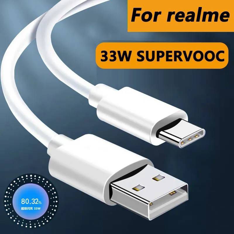 สาย Realme 33W SuperVOOC Charge Cable USB Type C Charger For Realme C30 ...