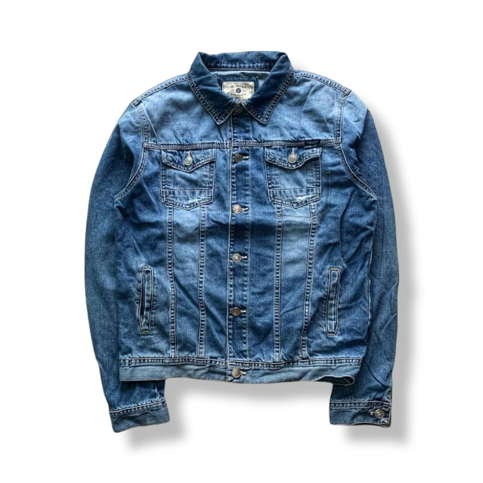 ZARA MAN DENIM COLLECTION Jacket รอบอก 43” | Shopee Thailand