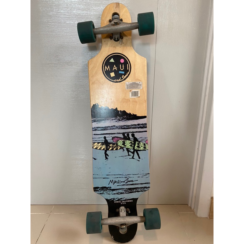 ลองบอร์ด(Longboard )/เซร์ฟสเก็ต มือสอง MAUI AND SONS- ขนาดหน้ากว้าง8.5 ...