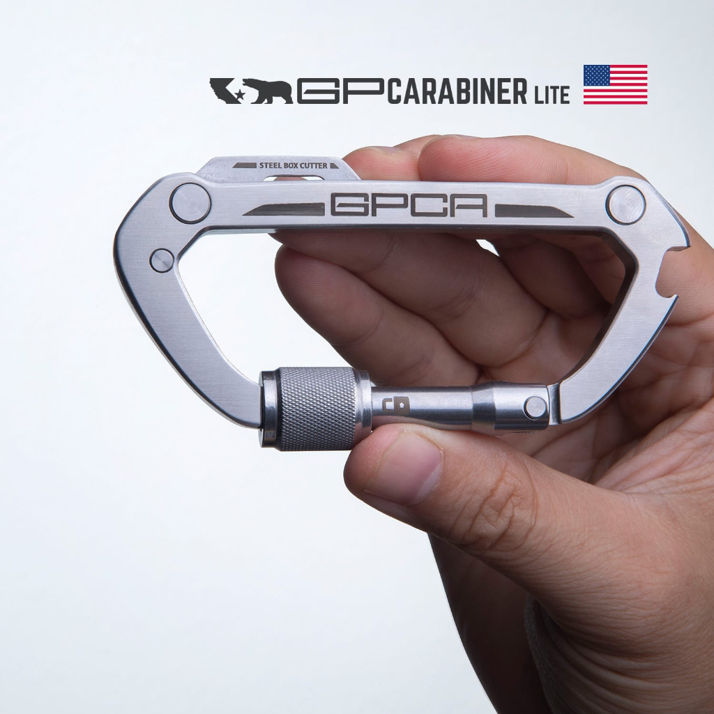GPCA Carabiner LITE คาราไบเนอร์มีดพับ+ที่เปิดขวด 🇺🇸🇺🇸 | Shopee Thailand