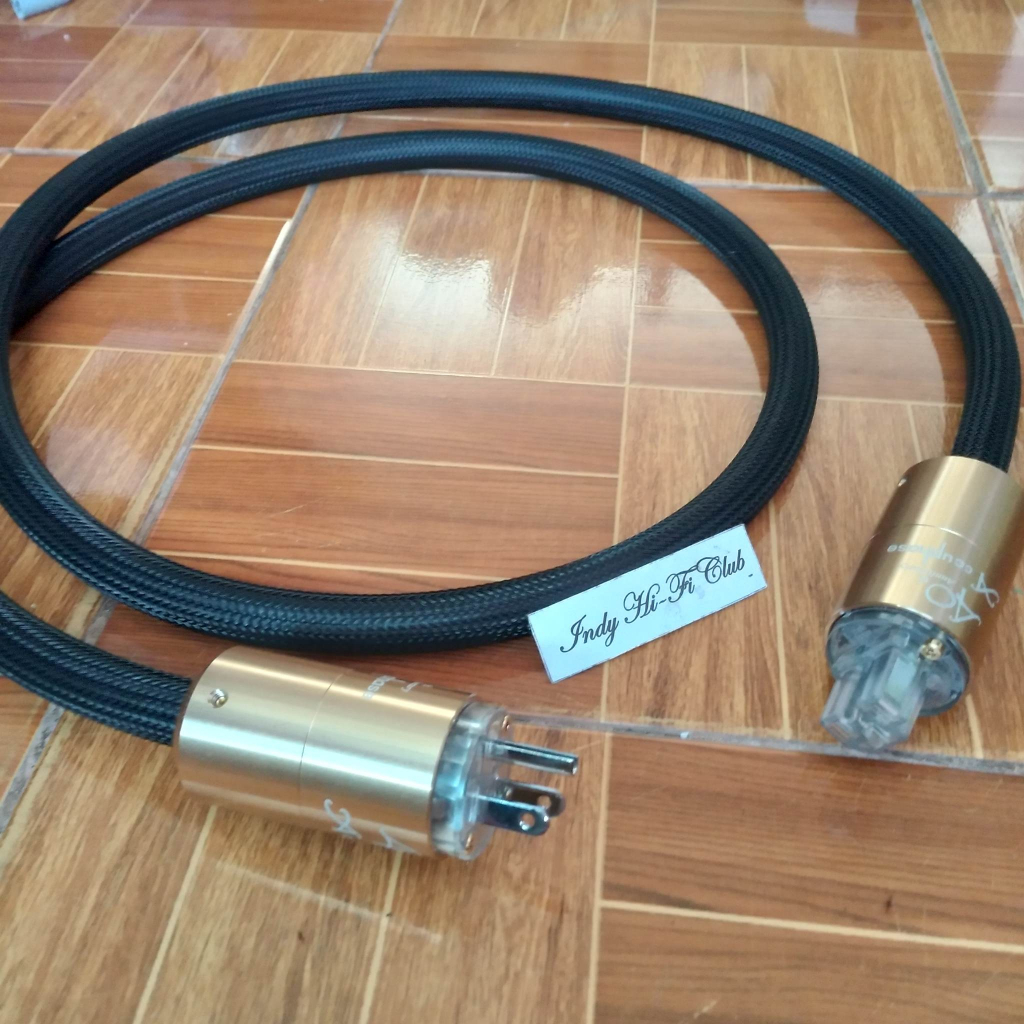 *สายไฟ Monster Cable PowerLine 400 มีชิลด์ถักหุ้มตลอดเส้น หัวท้าย ...