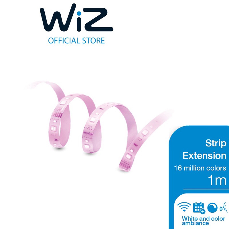 WiZ LED Strip extension - ไฟเส้นเปลี่ยนสีอัจฉริยะ ยาว 1 เมตร เปลี่ยนสี ...