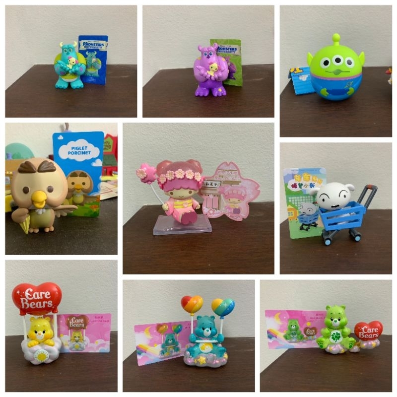 care bears little twin stars monster inc sully ซัลลี่ miniso figure ...