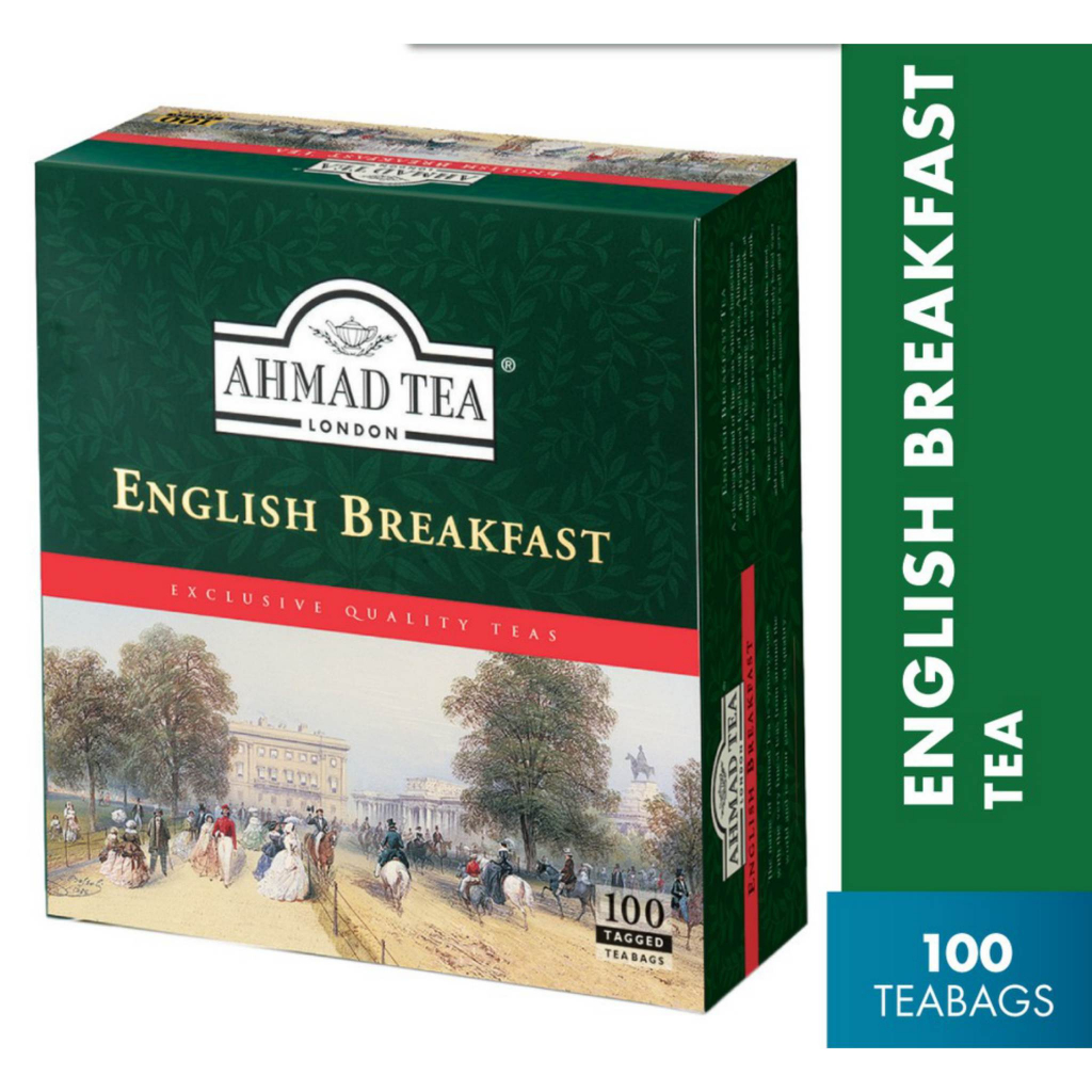 ชา Ahmad Tea English Breakfast (อิงลิส เบรกเฟิสร์) ขนาด 100 ซอง Halal ...
