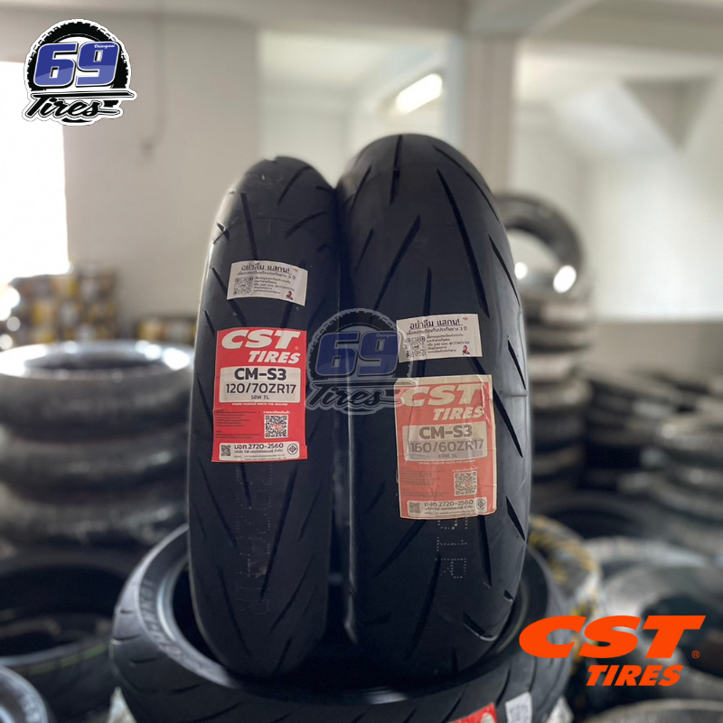 [CST] ยาง CST รุ่น CM-S3 สำหรับรถพิกัด 500cc ขึ้นไป ยางสำหรับSuperSport ...