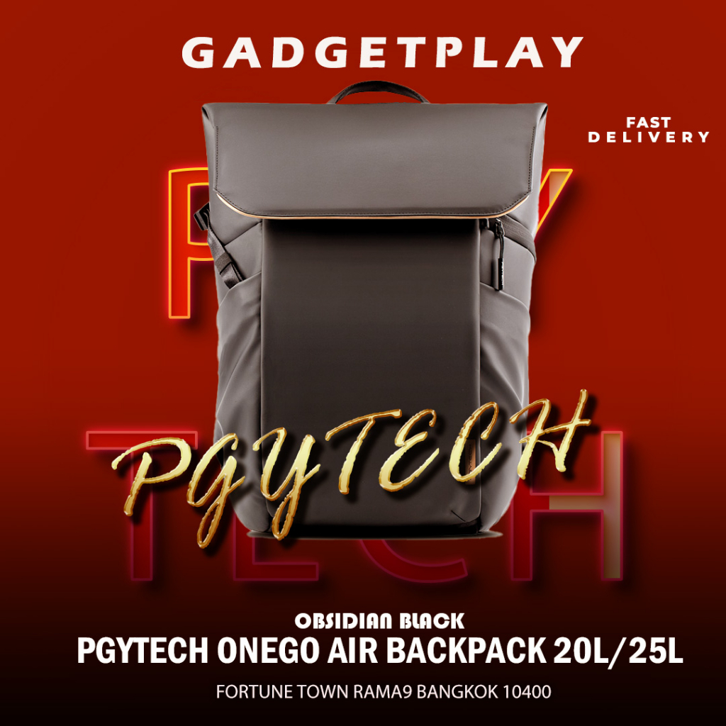 [กรุงเทพฯ ด่วน 1 ชั่วโมง] PGY - PGYTECH OneGo Air Backpack 20L (Obsidian Black) ประกันศูนย์ไทย ...