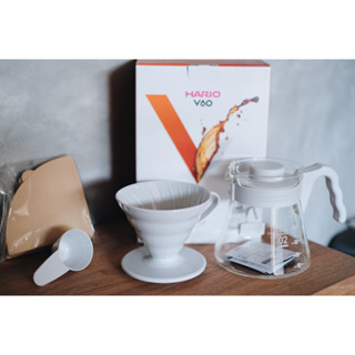 [พร้อมส่ง ของแท้] HARIO V60 Coffee Server Set 02 เซ็ทดริปกาแฟ ดริปเปอร์ ...
