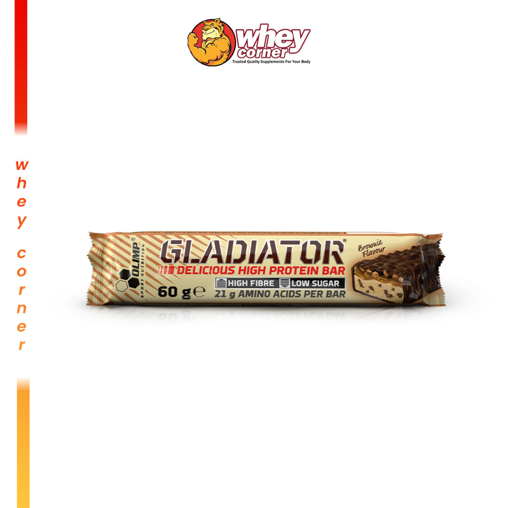 Olimp Gladiator Protein Bar 60g. รสเดียว 6 แท่ง หรือ 15แท่ง (1Box ...