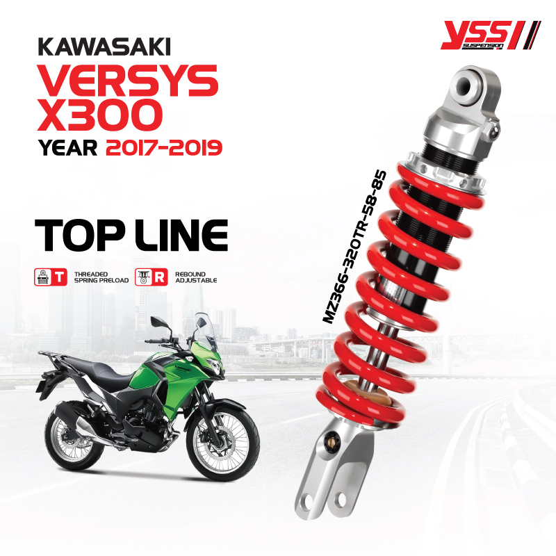 โช้คอัพ YSS TOP-LINE สำหรับ KAWASAKI VERSYS-X 300 '17-19 | Shopee Thailand