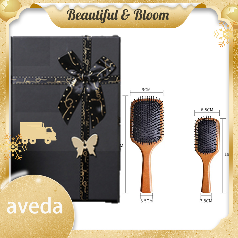 Aveda Wooden Paddle Brush MINI-BROSSE CLUB AVEDA Air Cushion Comb ...