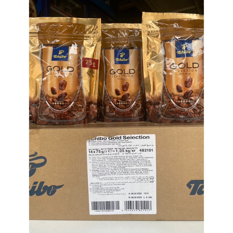 ยกลัง‼️ กาแฟTchibo gold selection แบบซอง รีฟิว ทชิโบ โกลด์ ซีเล็คชั่น ...