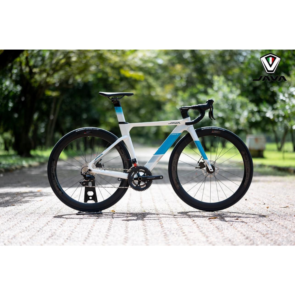 *ผ่อนได้*จักรยานเสือหมอบ JAVA Fuoco TOP เฟรม Carbon ล้อคาร์บอน ชุดเกียร์ 22speed แฮนด์ ...