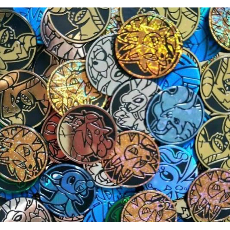 [Pokemon TCG] Pokemon Coin - เหรียญทอย ลายโปเกมอน | Shopee Thailand