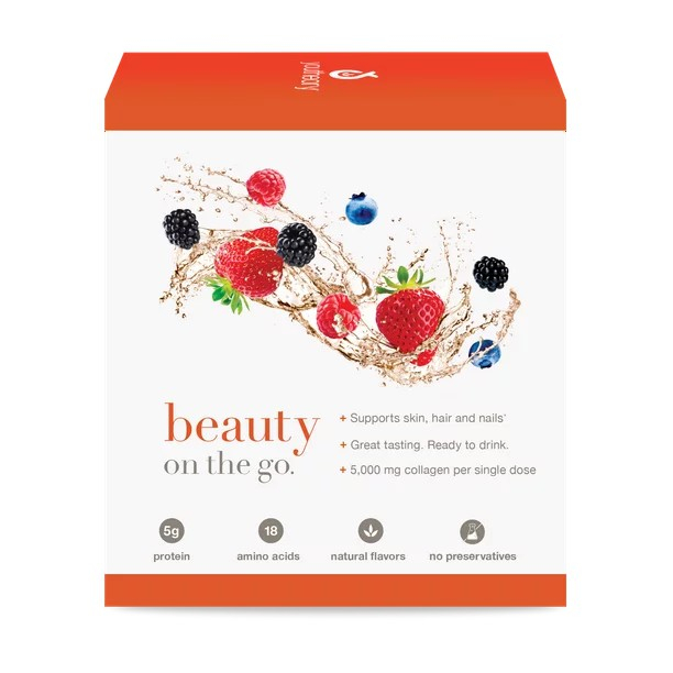 Youtheory Collagen Liquid with Verisol Packets, Natural Berry, 1 fl oz ...