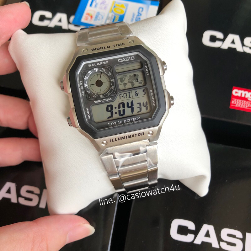นาฬิกา Casio ของแท้ CMG เครื่องศูนย์ รุ่น AE-1000W / AE-1000WHD / AE-1200WH / AE-1200WHD / AE ...