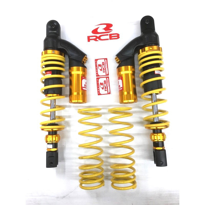โช้คหลัง RCB (RB ABSORBER XMAX VD SERIES (G.GL)ยาว350mmสีเหลือง รุ่นX ...