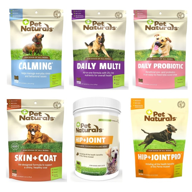 Pet Naturals of Vermont DOG วิตามินสำหรับสุนัข คุณภาพสูง มี 6 สูตร ให้ ...