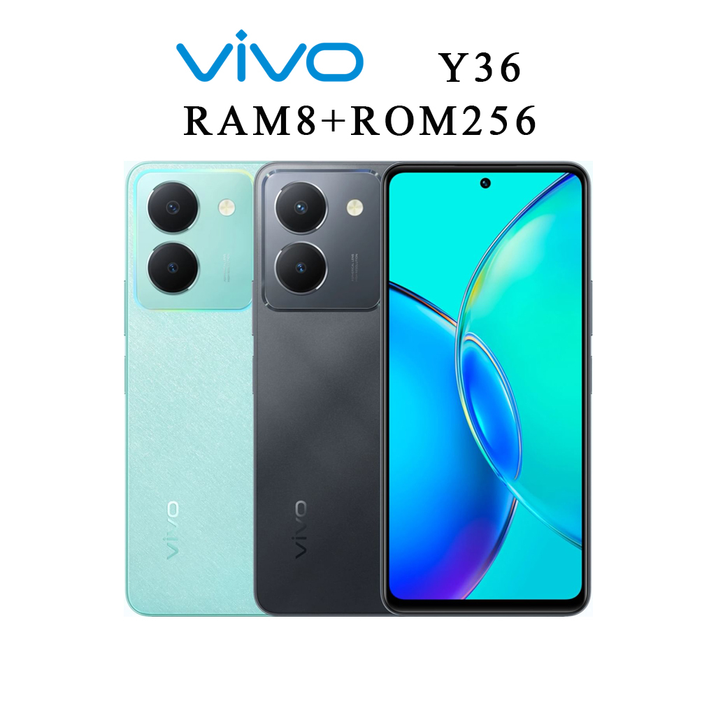 VIVO Y36 (RAM 8 GB ROM 256 GB) | กล้องหลัก 50 MP | แบต5000mAh | ประกัน ...
