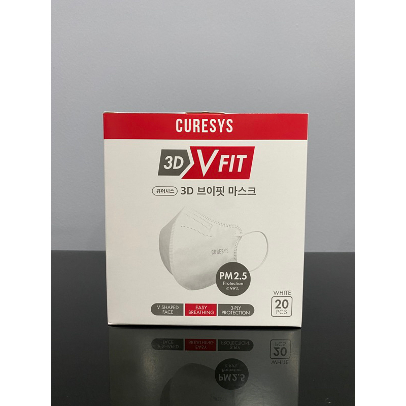 "Curesys 3D VFit Mask 20 pcs เคียวร์ซิส แมสหน้าเรียวทรงวีฟิต หน้ากาก ...