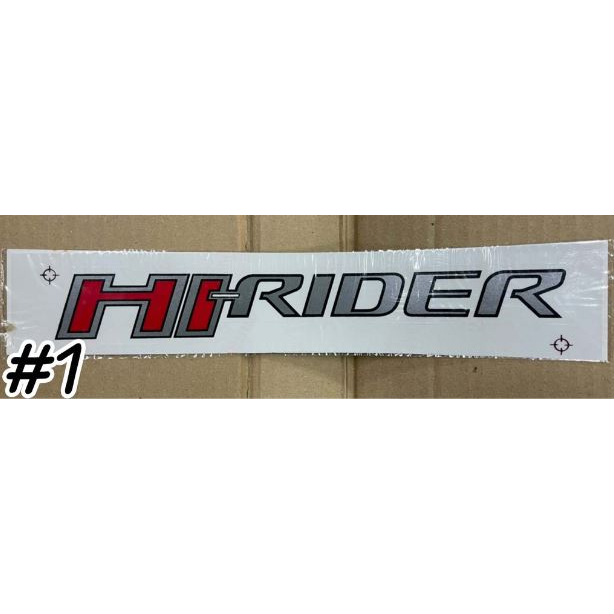 สติ๊กเกอร์ HI-RIDER แรนเจอร์ Ranger ปี 2012-2021 | Shopee Thailand