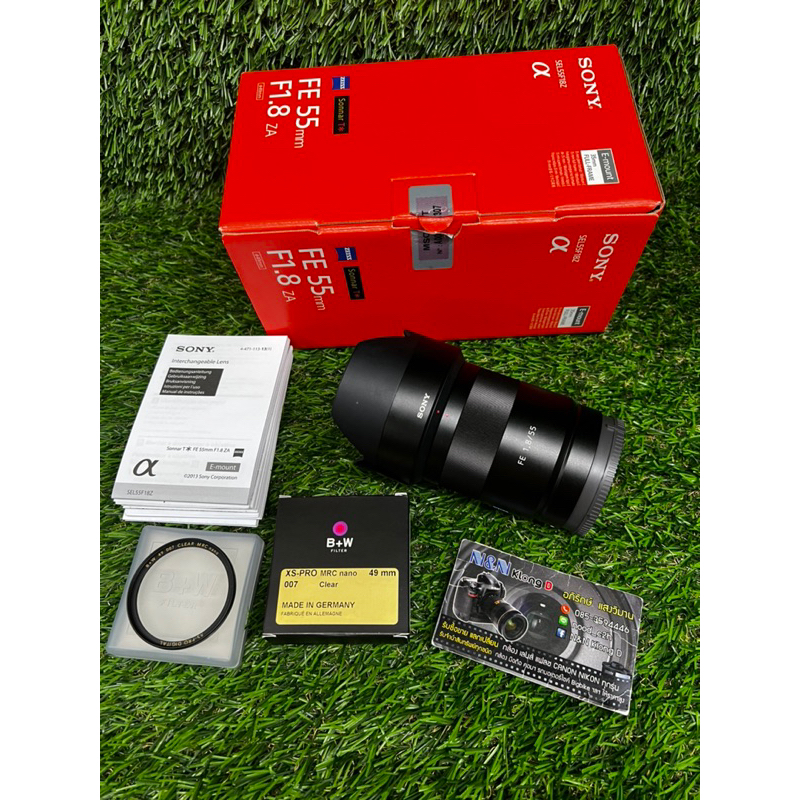 เลนส์ SONY FE 55 F1.8 หมดประกันศูนย์ สภาพสวยมาก | Shopee Thailand