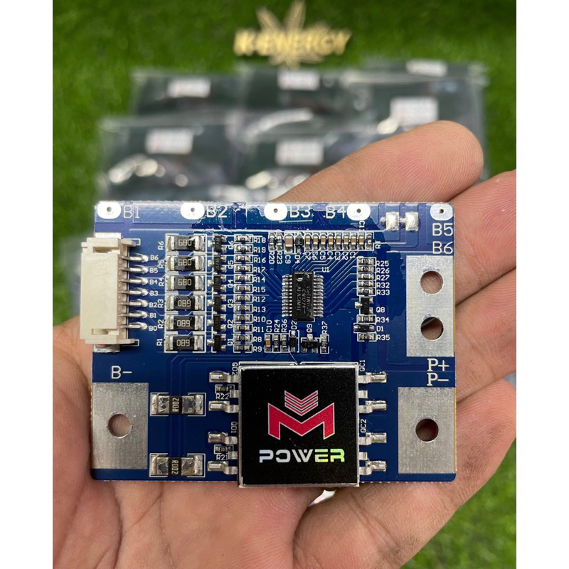 Bms 6s 3.2v 30A+Active Balance 1.5A/BMS 6S 3.2v 20A Lifepo4 | Shopee ...