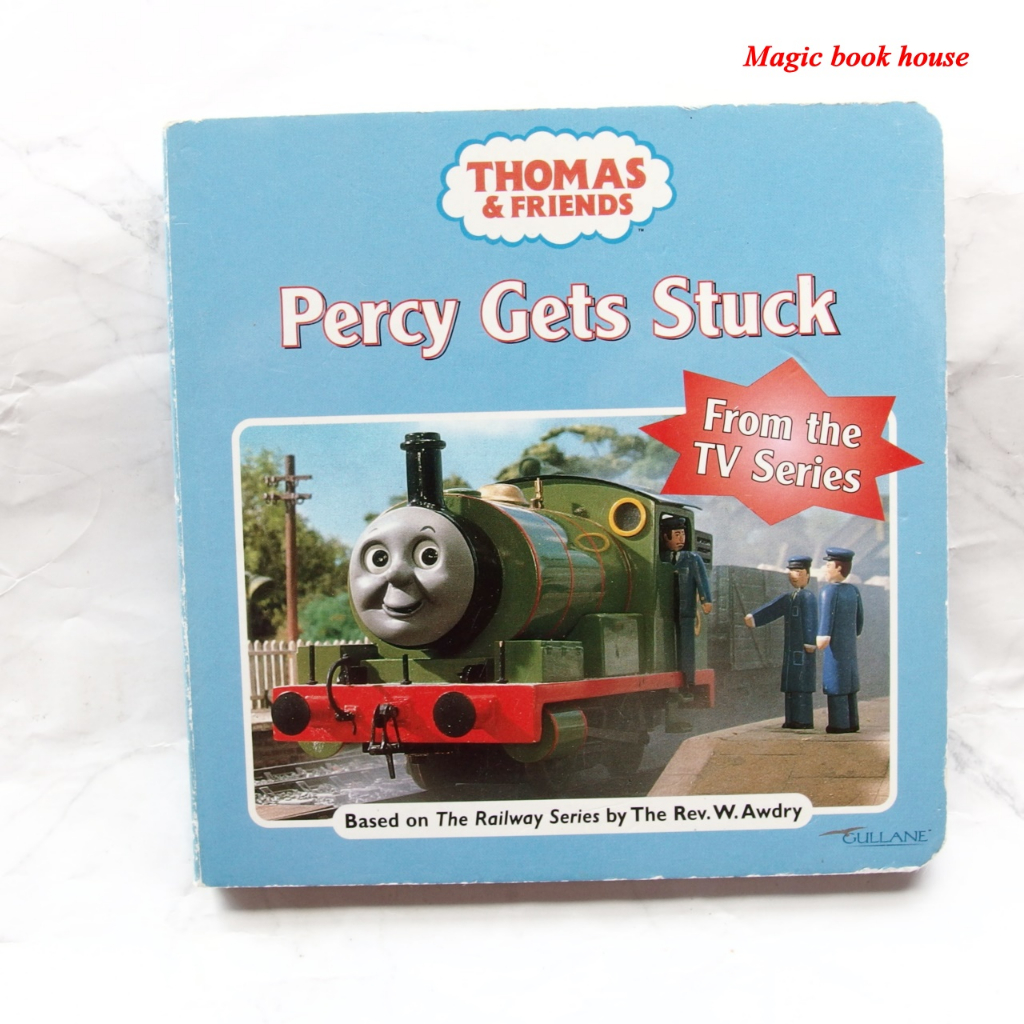 THOMAS & FRIENDS; Percy Gets Stuck : หนังสือนิทาน Board book ภาษาอังกฤษ ...