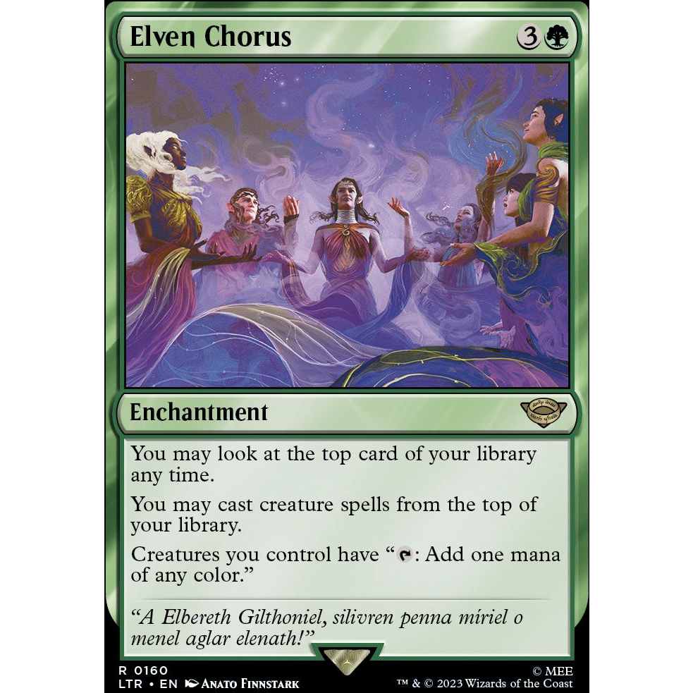 [MTG][Single][LTR] Elven Chorus ระดับ Rare [ภาษาอังกฤษ] | Shopee Thailand